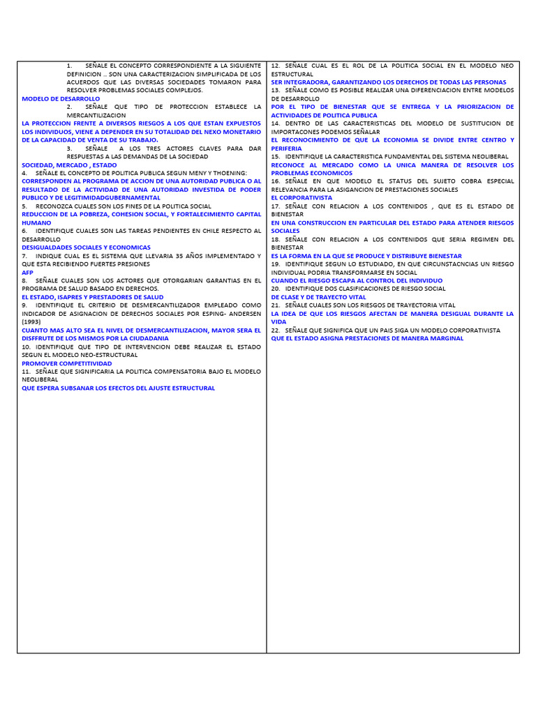Señale El Concepto Correspondiente A La Siguiente | PDF | Sociedad ...