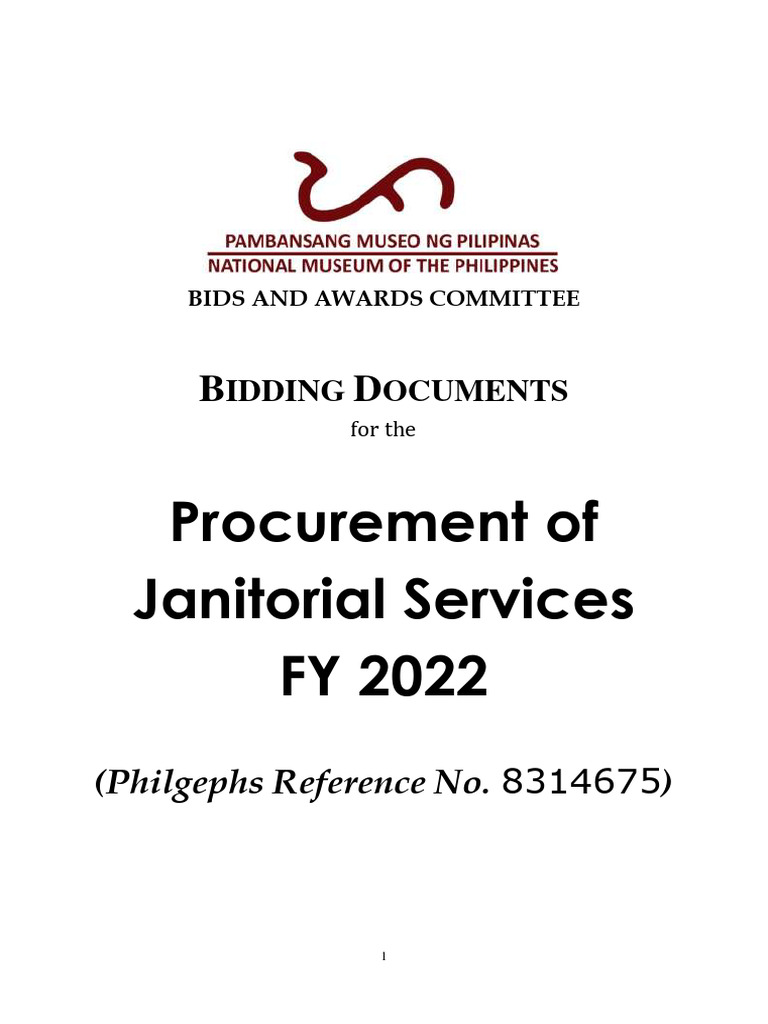 Janitorial Services Bidding Documents | PDF | Employment | Business