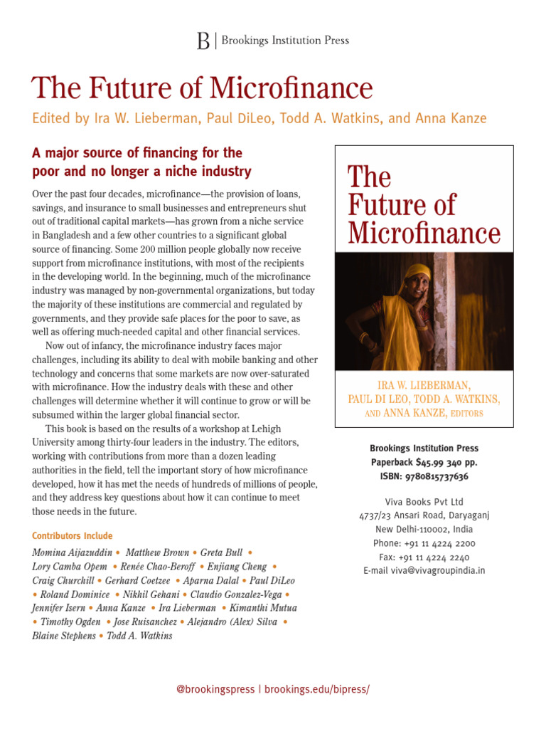 the_future_of_microfinance | PDF | Microfinance | Business