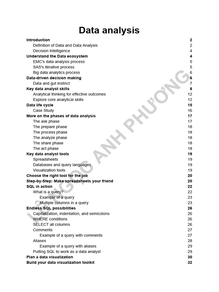 Foundation of Data Analysis | Download Free PDF | Data Analysis | Data Science