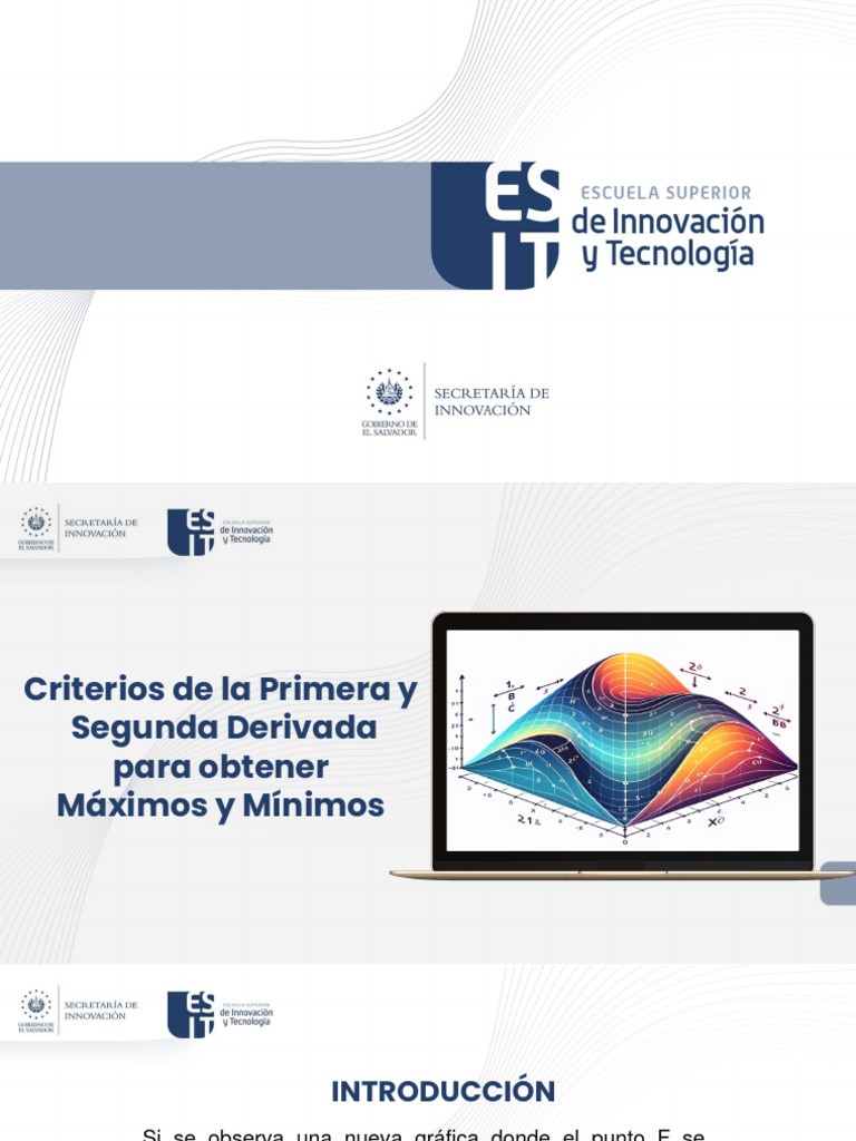 Criterios de La Primera y Segunda Derivada para Obtener Máximos y Mínimos | PDF | Derivado ...