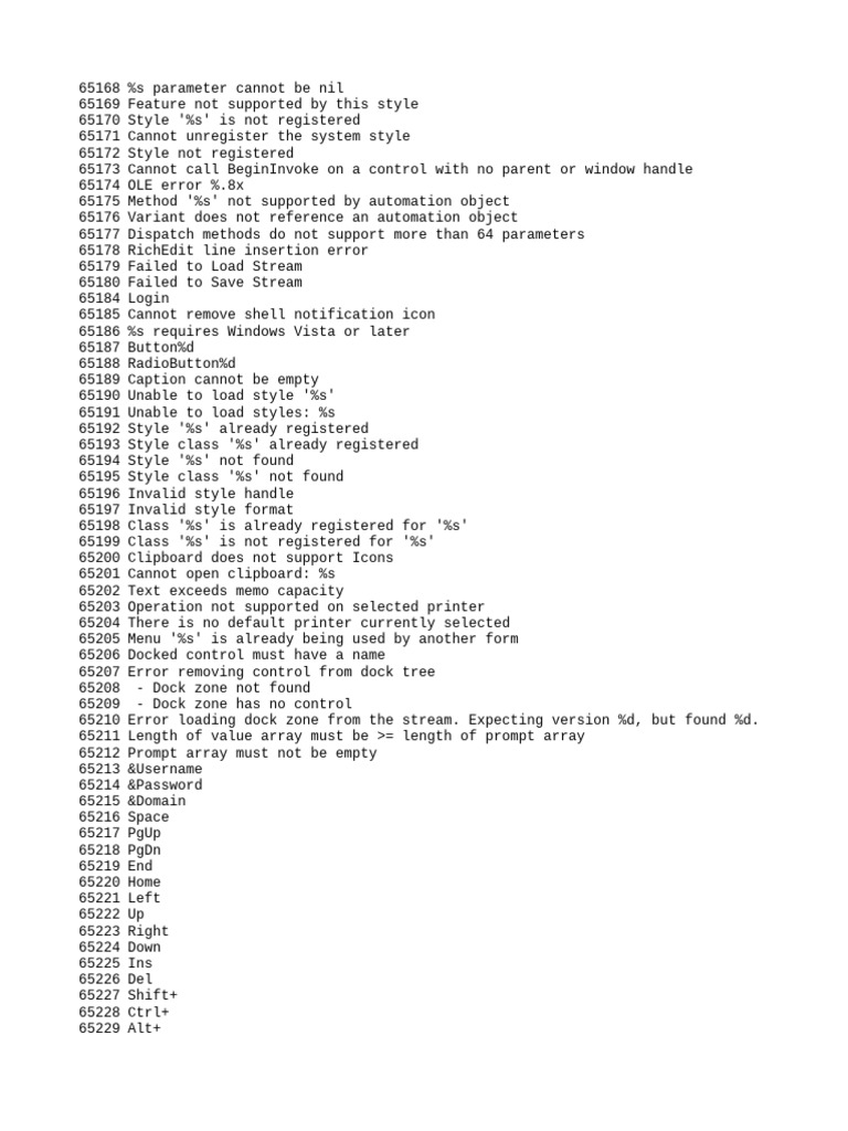 String | PDF | Microsoft Windows | Parameter (Computer Programming)