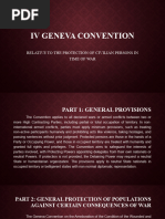 1949 4th Geneva Convention | PDF | Geneva Conventions | Military Occupation