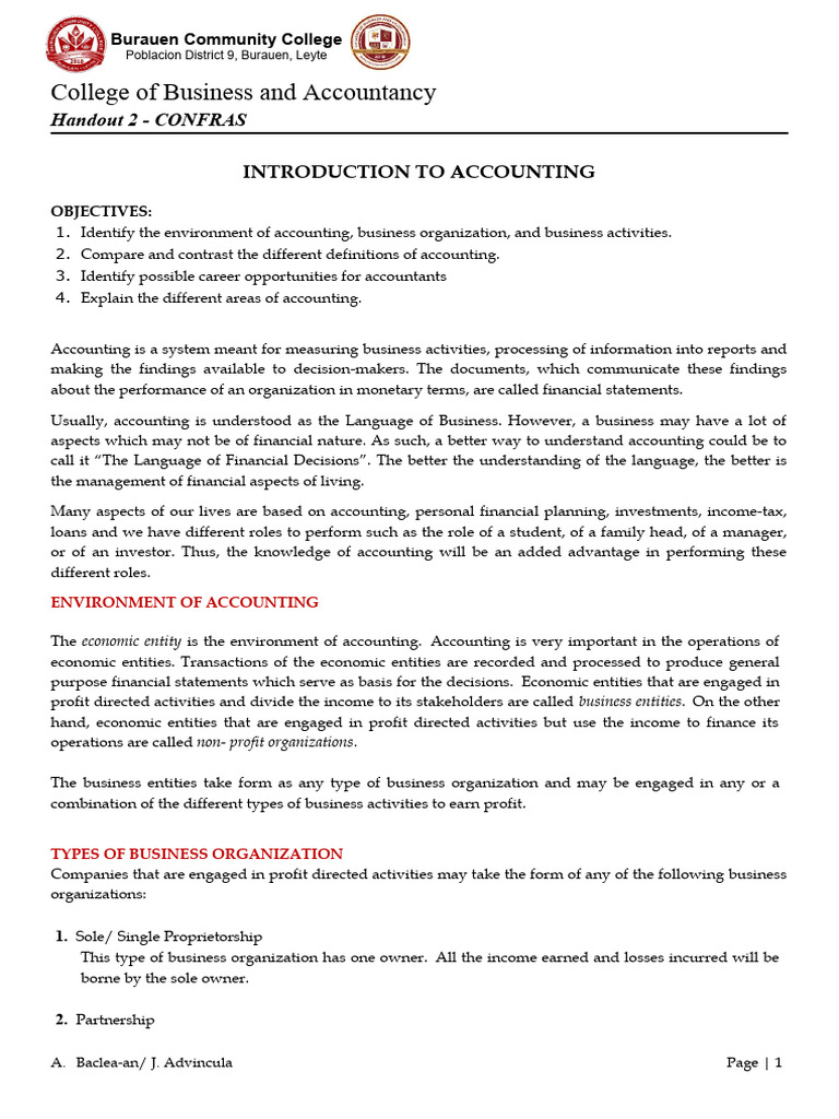 FAR-Handout | PDF | Accounting | Audit