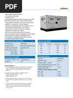 Diesel Generator Set Specification Sheet - 10KVA | PDF | Diesel Engine ...