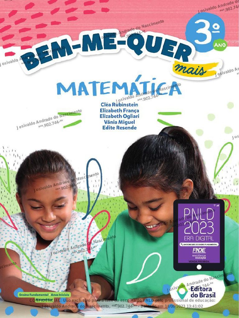 MATEMÁTICA - Bem Me Quer - Aluno | PDF