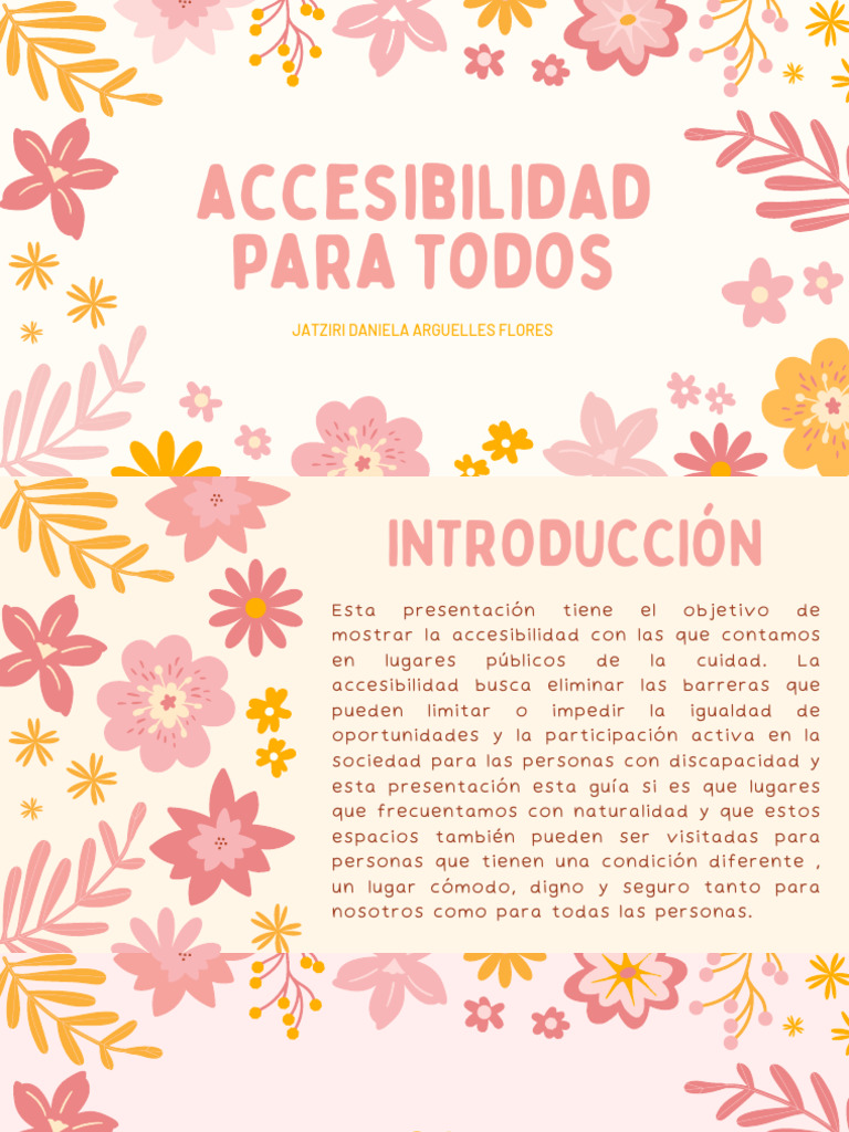 P. Accesiblidad | PDF | Accesibilidad | Invalidez