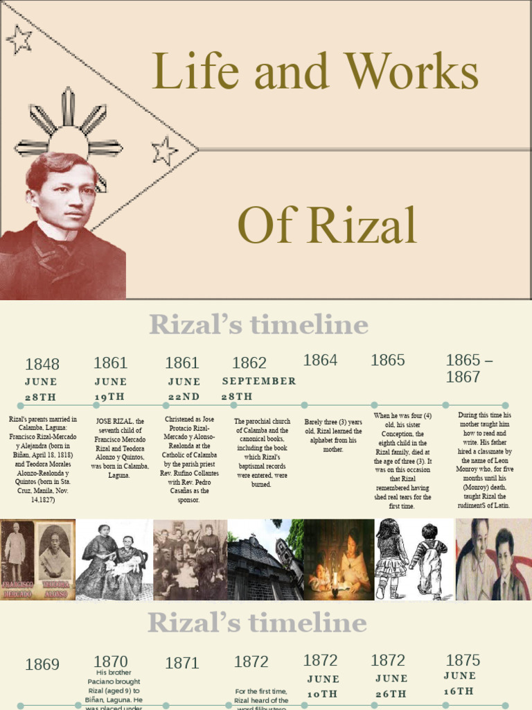 Life and Works of Rizal Autosaved | PDF | Tagalog Language