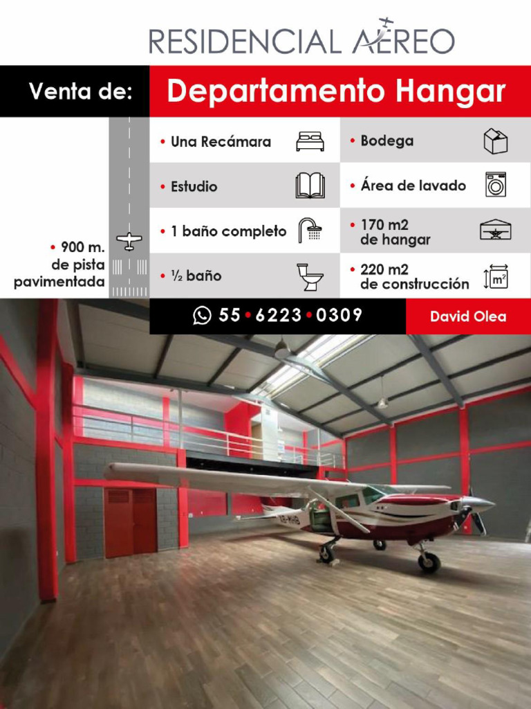 Ficha DEPARTAMENTO HANGAR ALBATROS A | PDF