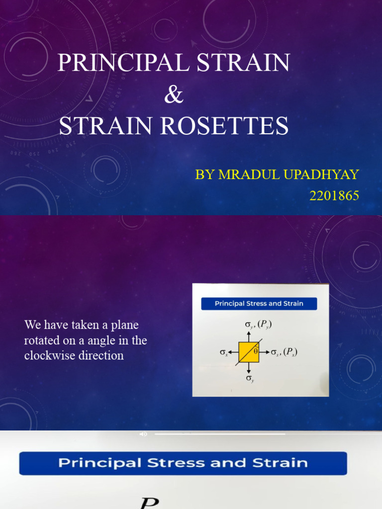 Principal Strain | PDF | Science & Mathematics