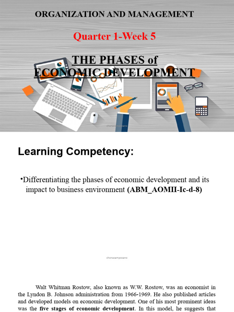 q1w5 The Phases of Economic Development 1 | PDF | Millennium ...