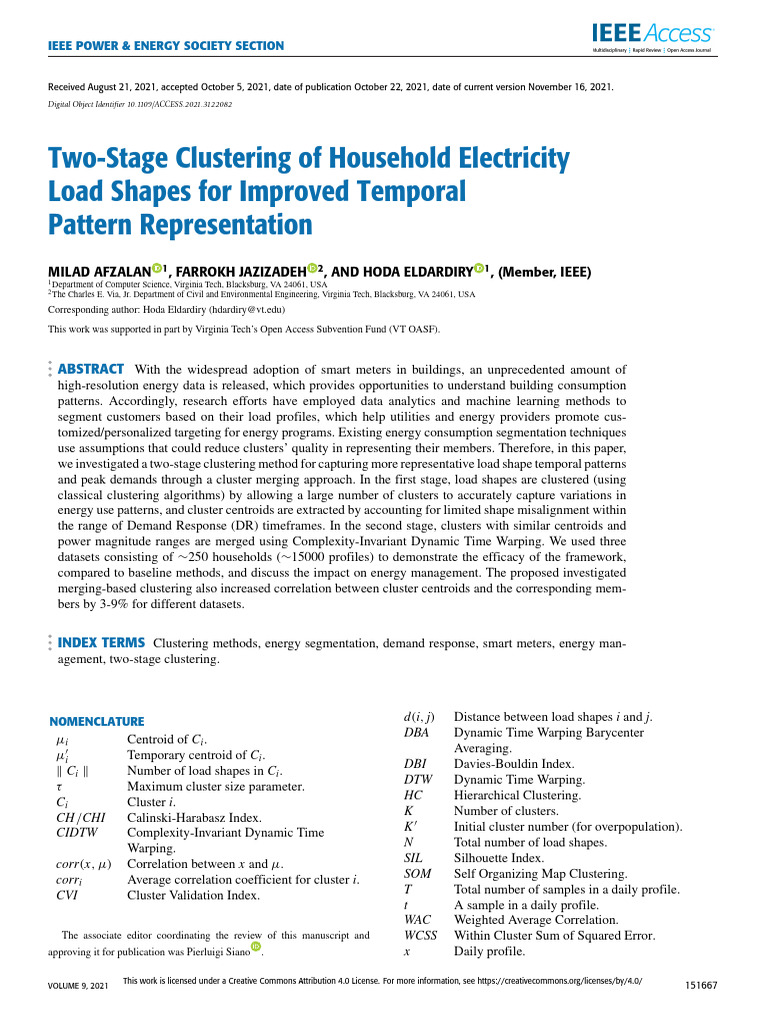 Two-Stage Clustering of Household Electricity Load Shapes For Improved ...