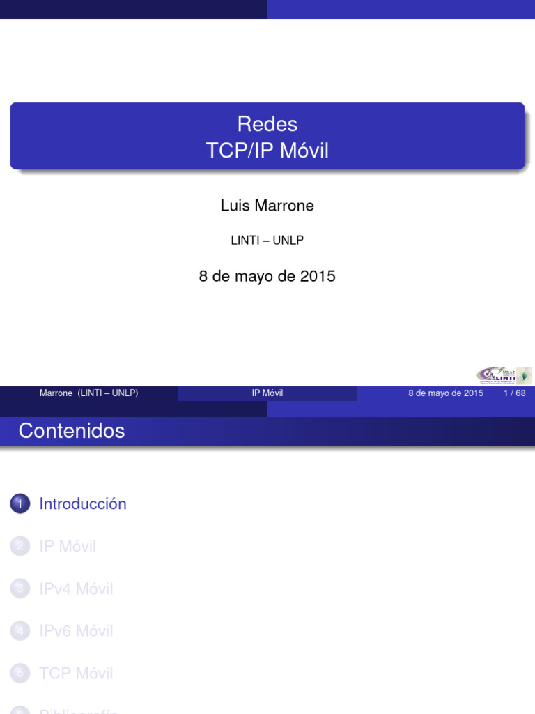 IPmovil Present | PDF | Yo Pv6 | Dirección IP