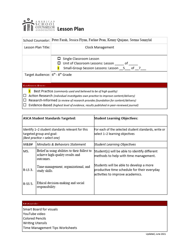 Lesson Plans PD | PDF | Stress (Biology) | Stress Management