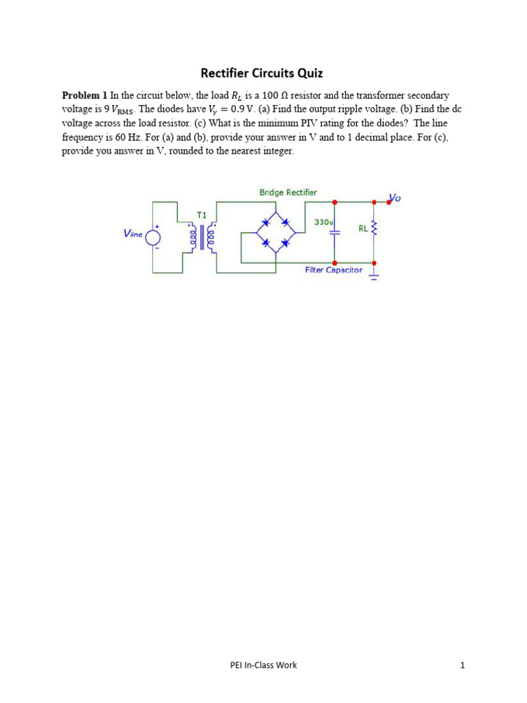 Bridge Rectifier | PDF