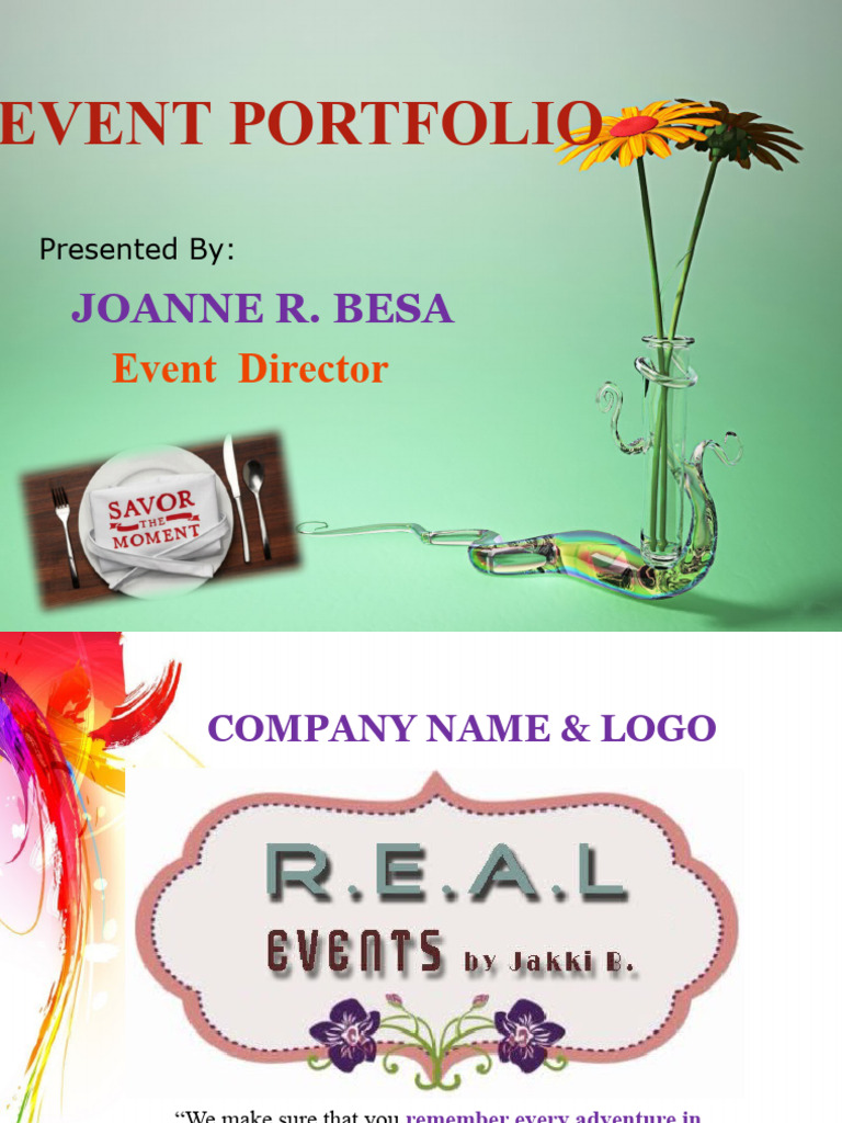 Besa Event Portfolio | PDF | Return On Investment | Swot Analysis
