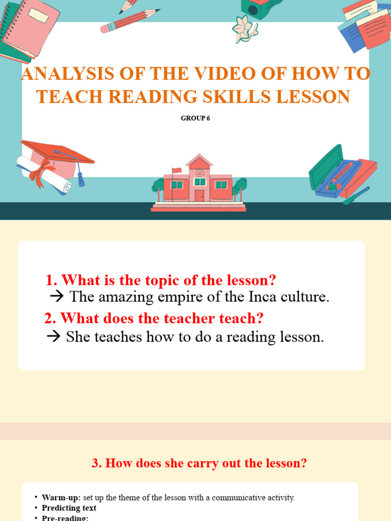 Màu Đào Và Xanh Dương Minh Họa Lớp Tiếng Anh Giáo Dục Bài Thuyết Trình | PDF | Reading ...