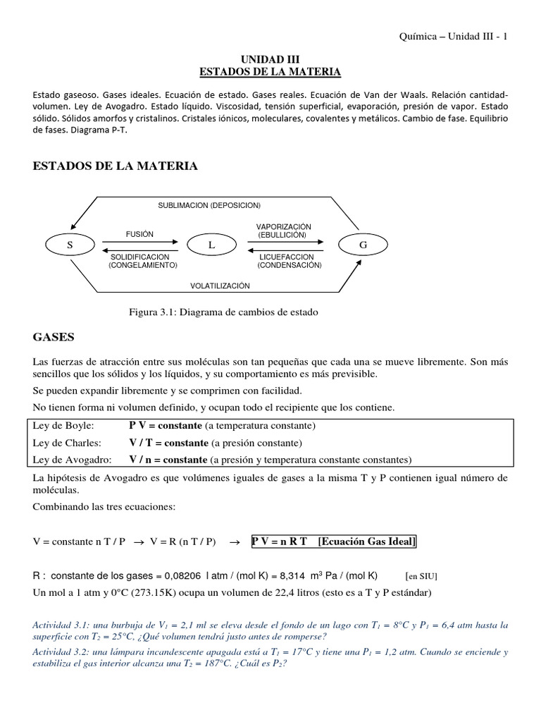 ESTADOS_DE_LA_MATERIA-GMI_131928286010 | PDF | Gases | Líquidos