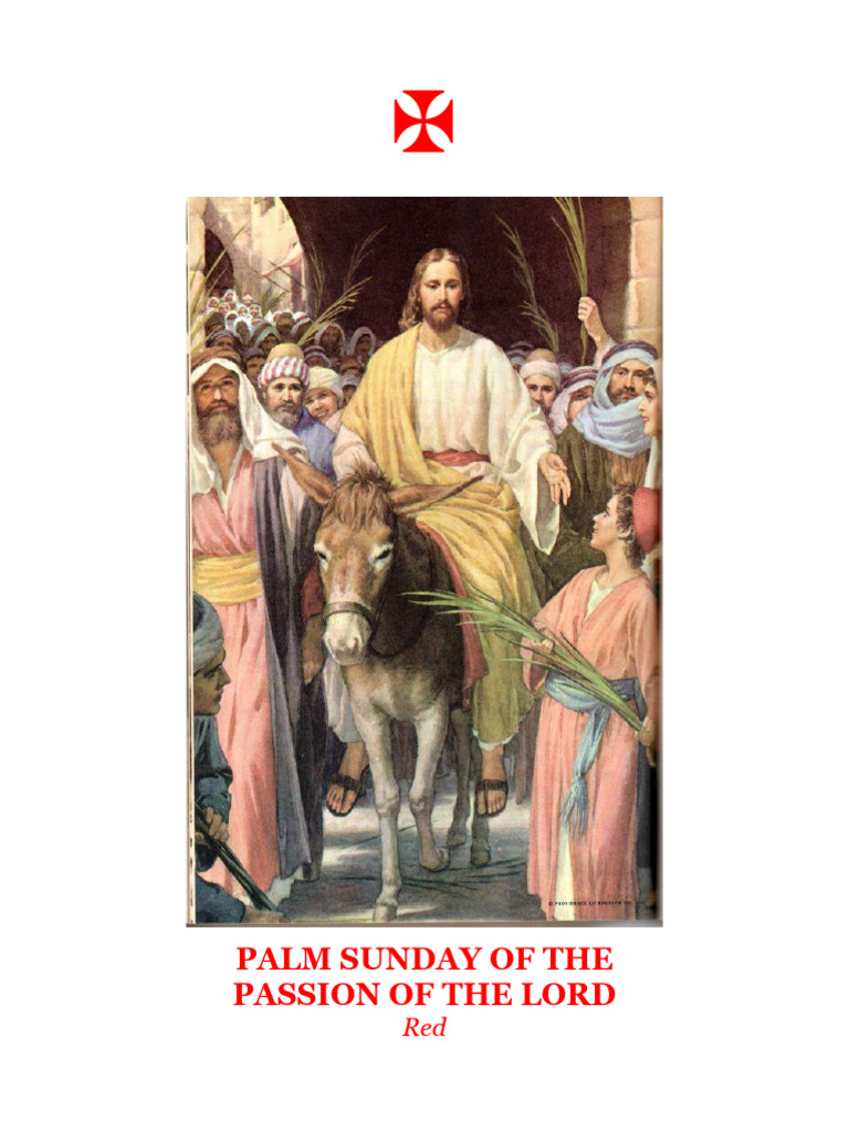 Palm Sunday: Passion of the Lord Celebration Guide | PDF | Eucharist ...
