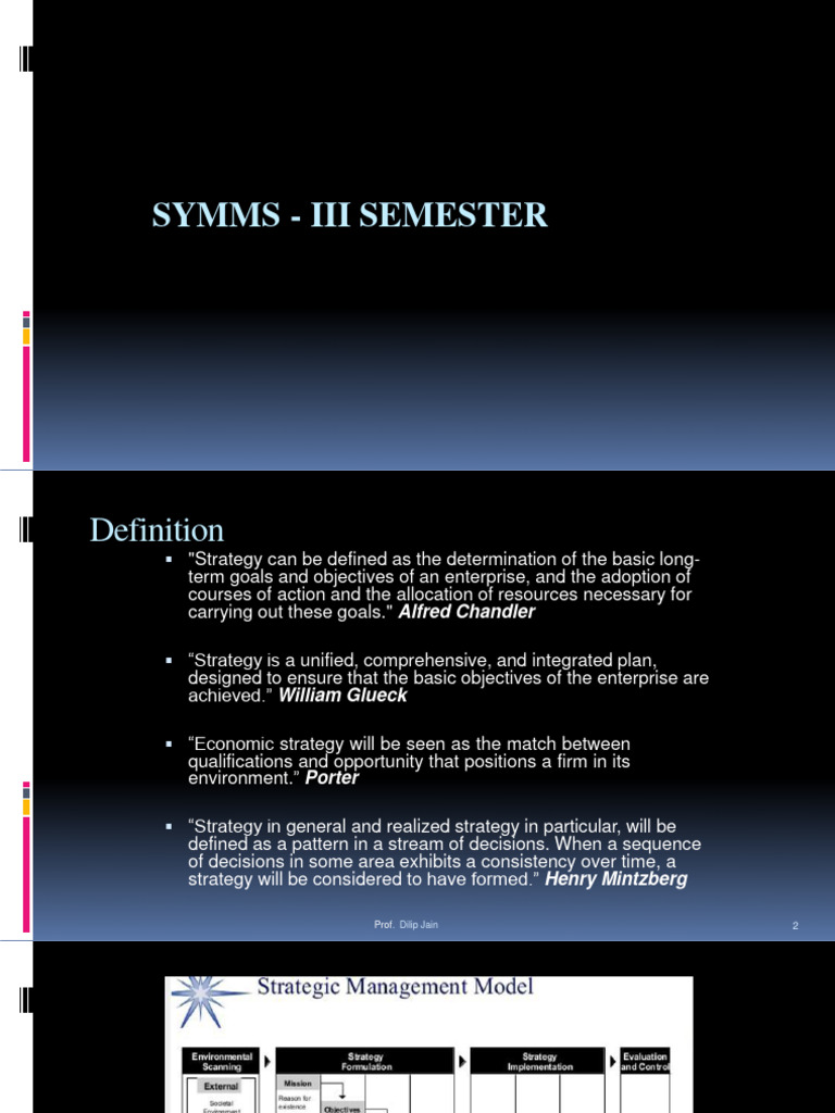 Strategic Management Master | PDF | Strategic Management | Marketing