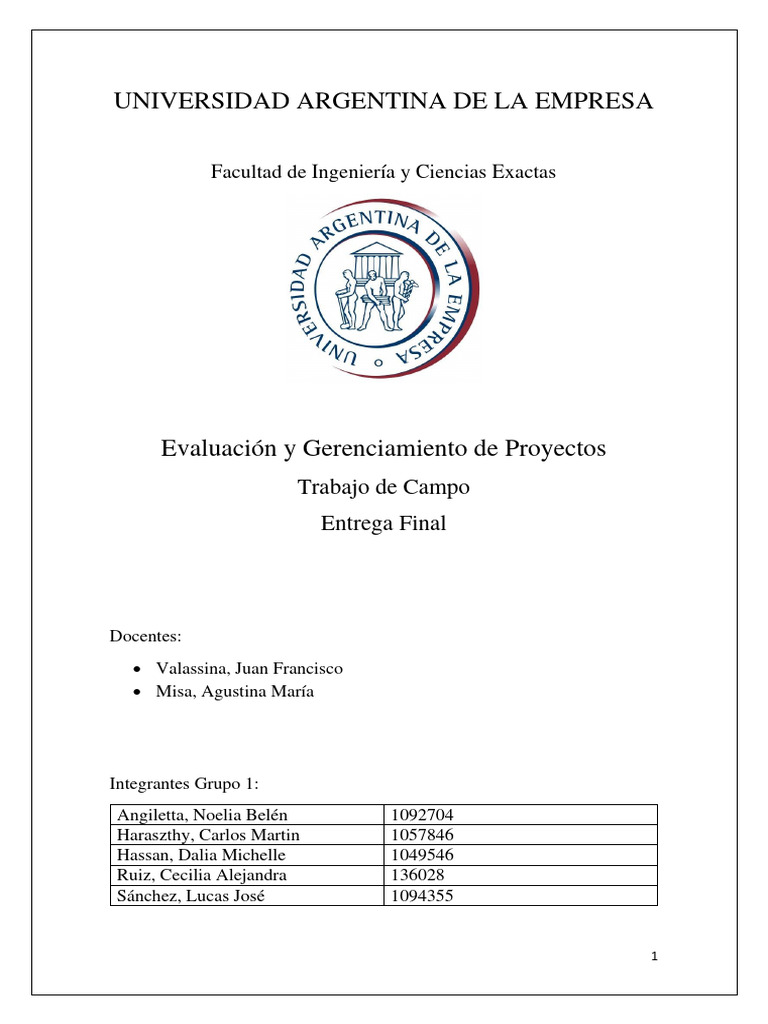 GDP - TP - Grupo 1 - Entrega Final | PDF | Business | Mercado (economía)