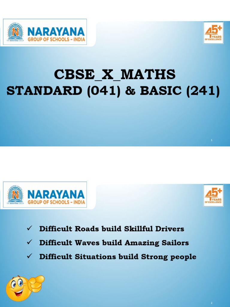 Cbse - X - Maths - Preparation Tips | PDF | Mathematics | Multiple Choice