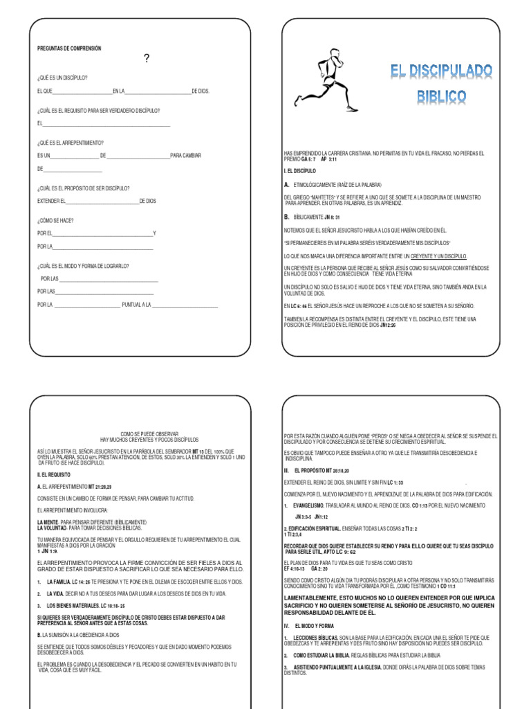 09-El Discipulado Biblico | PDF | Jesús | Dios