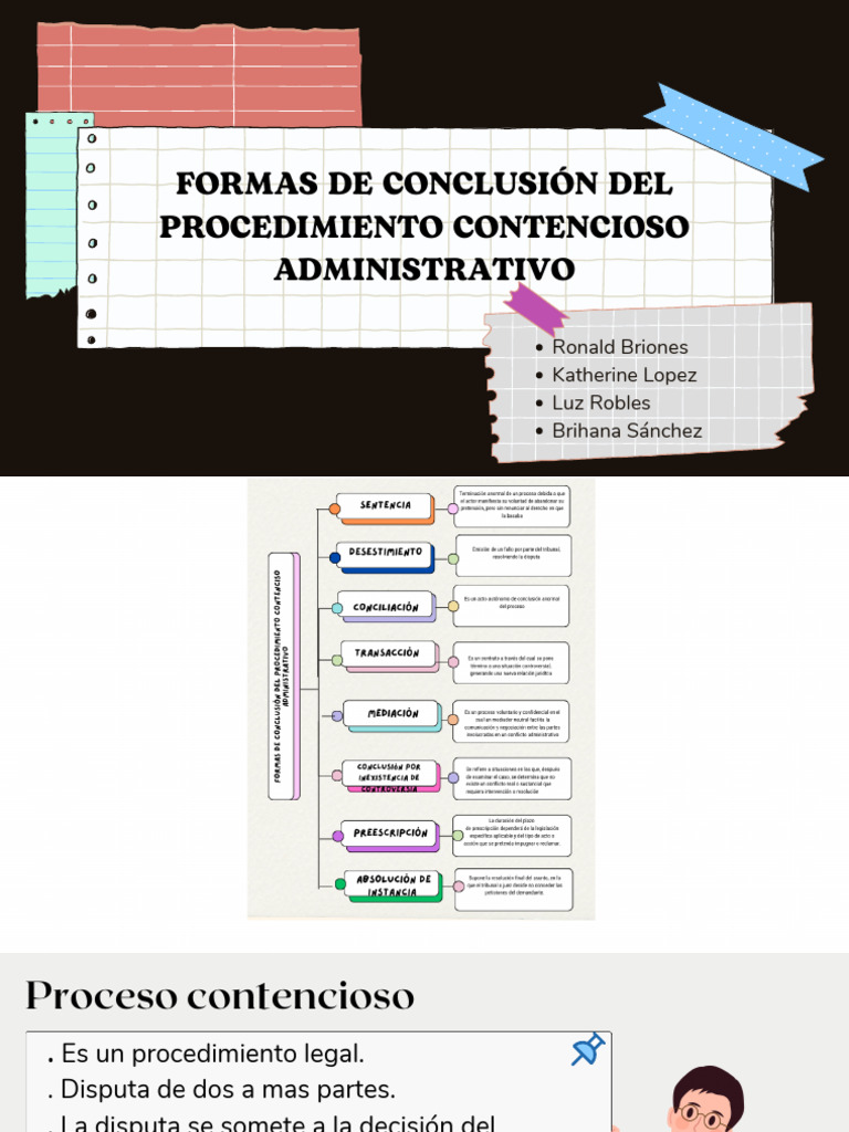 FORMAS DE CONCLUSION | PDF | Mediación | Sentencia (ley) FORMAS DE CONCLUSION | PDF | Mediación | Sentencia (ley)