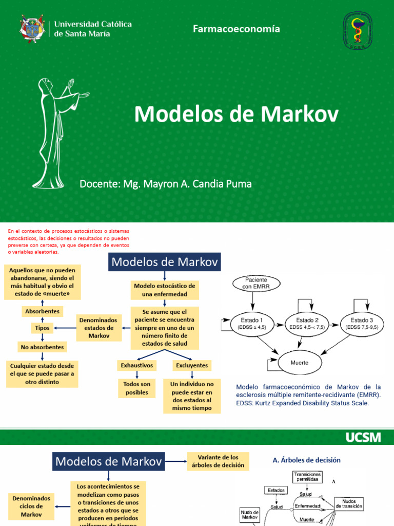 8. Modelo de Markov | PDF | Proceso estocástico | Estocástico