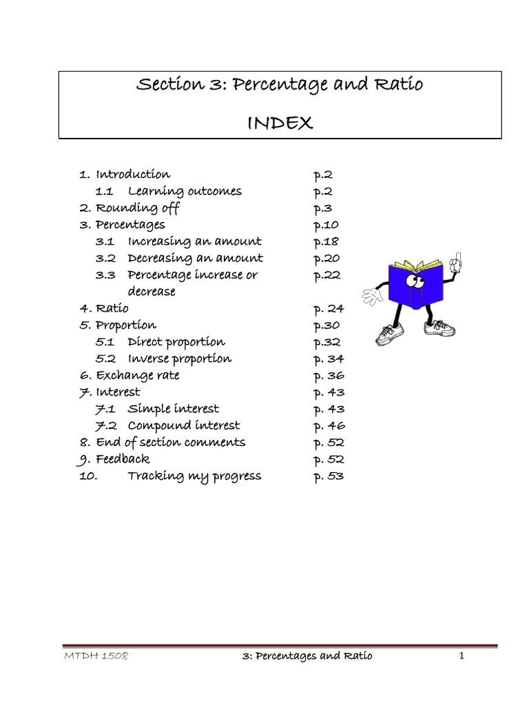 04 Section 3 Percentage Ratio Pdf Pdf Percentage Significant Figures