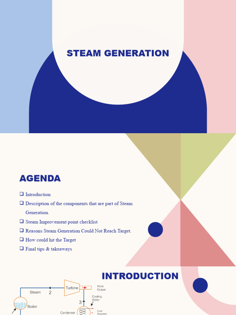 Steam Generation Process Overview | PDF | Steam | Water