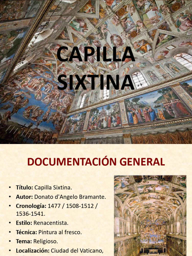 Capilla Sixtina | PDF | Miguel Ángel