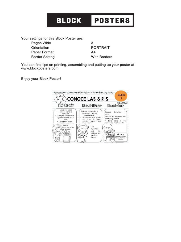 Block Poster Setup Guide | PDF | Art