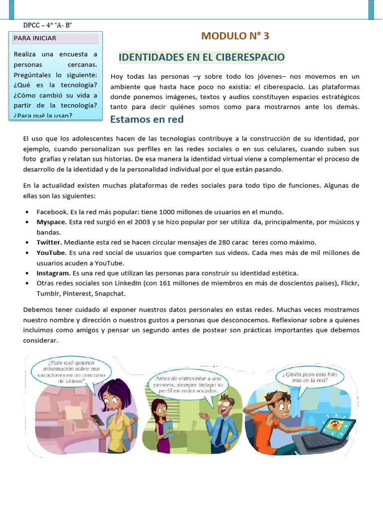 Modulo #3 - DPCC 4° - 2024 | PDF | Memoria