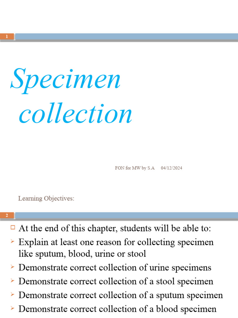 5 Specimen | PDF | Human Feces | Medical Diagnosis