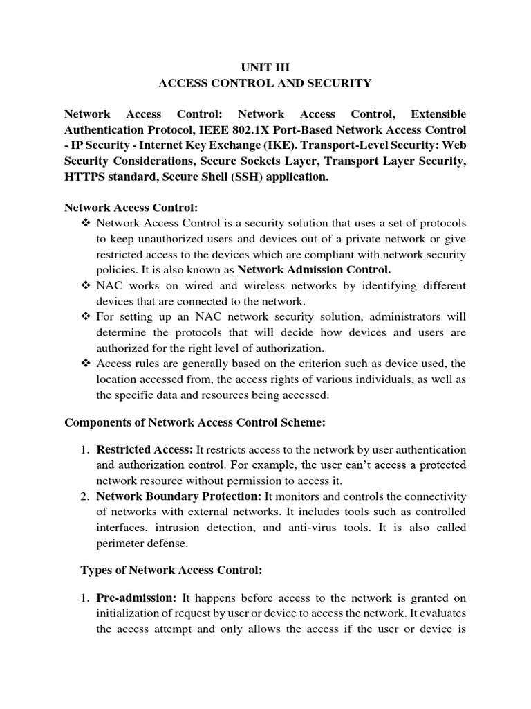 Network Security Unit 3 | Download Free PDF | Transport Layer Security ...