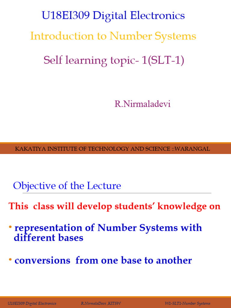 Introduction to Number Systems | PDF | Lexicology | Numbers