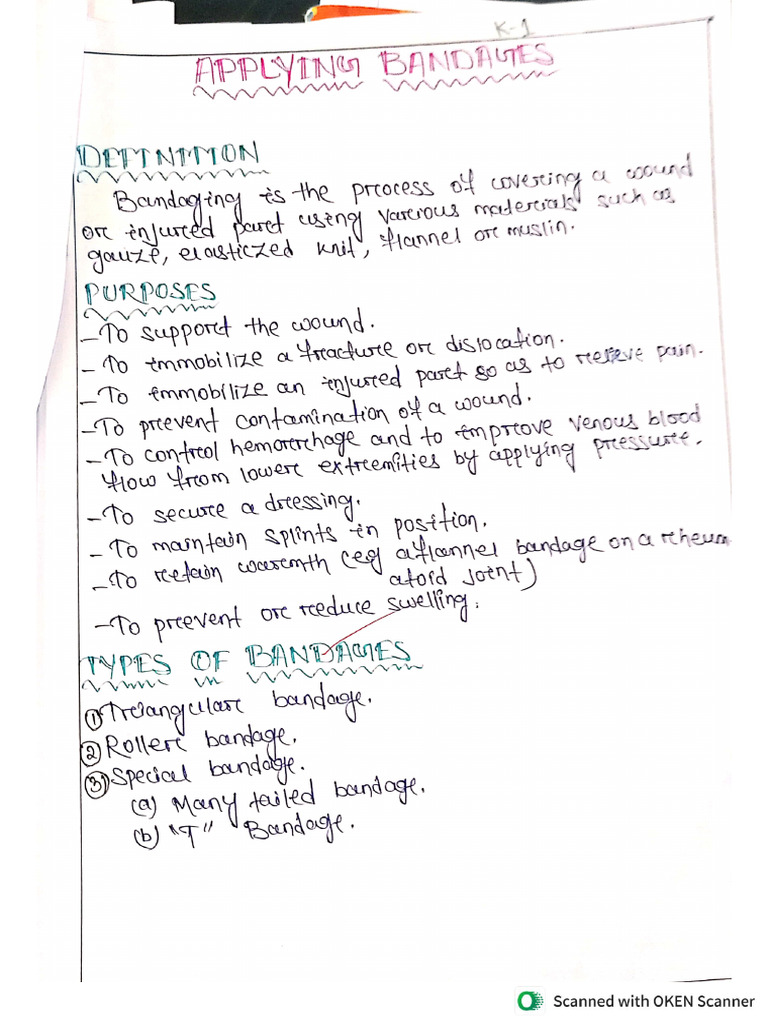 Applying Bandages | PDF