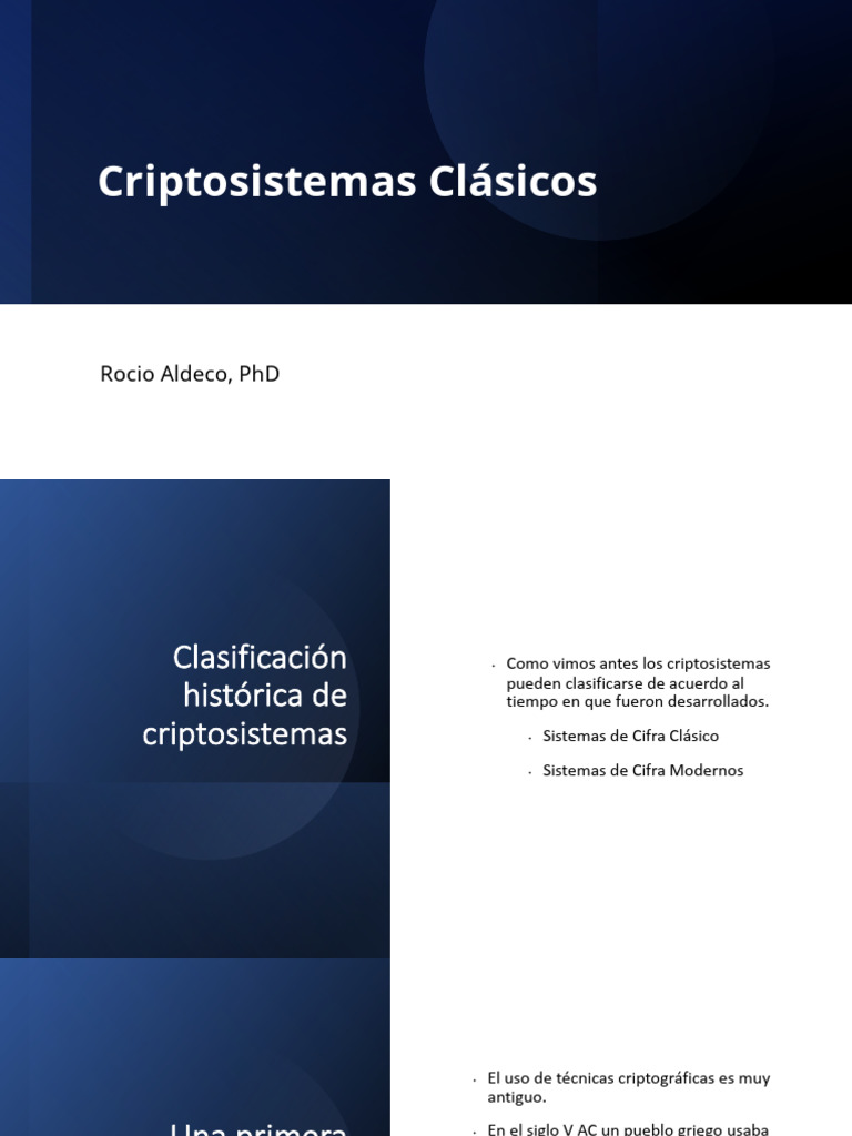 1.2 - Criptografía Clasica | PDF | Criptografía | Técnicas de espionaje