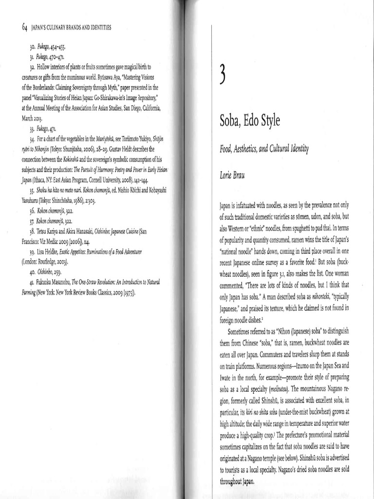 Soba Edo Style | PDF | Japanese Cuisine