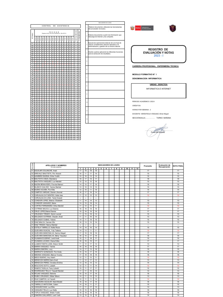 Modelo de Registro. | PDF | Informática | Ciencias de la Computación