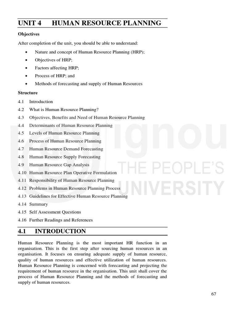 Module II - Human Resource Planning | PDF | Forecasting | Human Resources