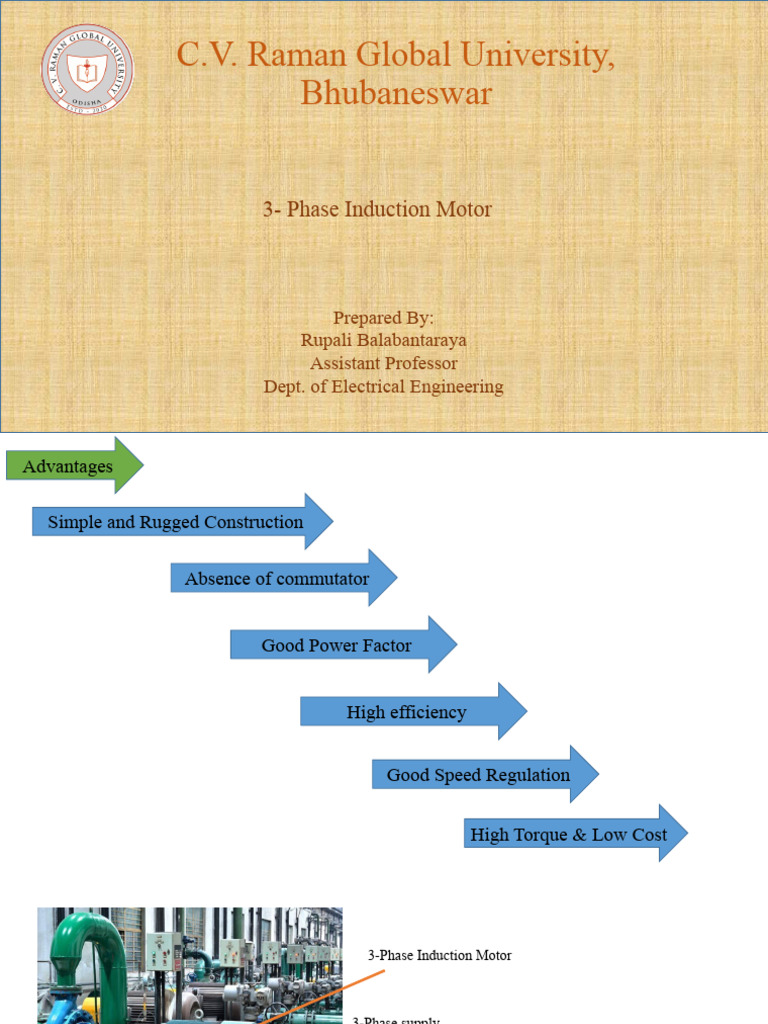 Small 3-Phase Induction Motor Overview | PDF | Electric Motor ...