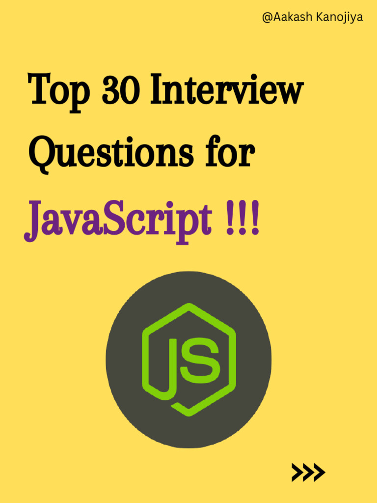 Top 30 Javascript Interview Questions Pdf Ajax Programming Java Script 5088