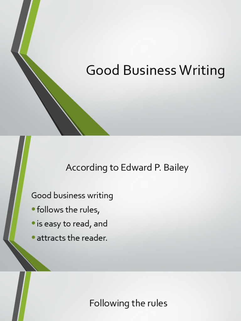 Effective Business Writing Tips | PDF | Human Communication | Communication
