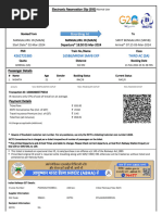 IRCTC Sample Ticket Format | PDF | Identity Document | Ticket (Admission)