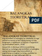 Balangkas Teoretikal | PDF
