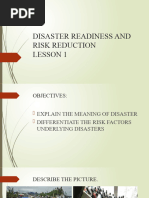 Module 1 - DRRR (Quarter 1) | PDF | Hazards | Natural Disasters