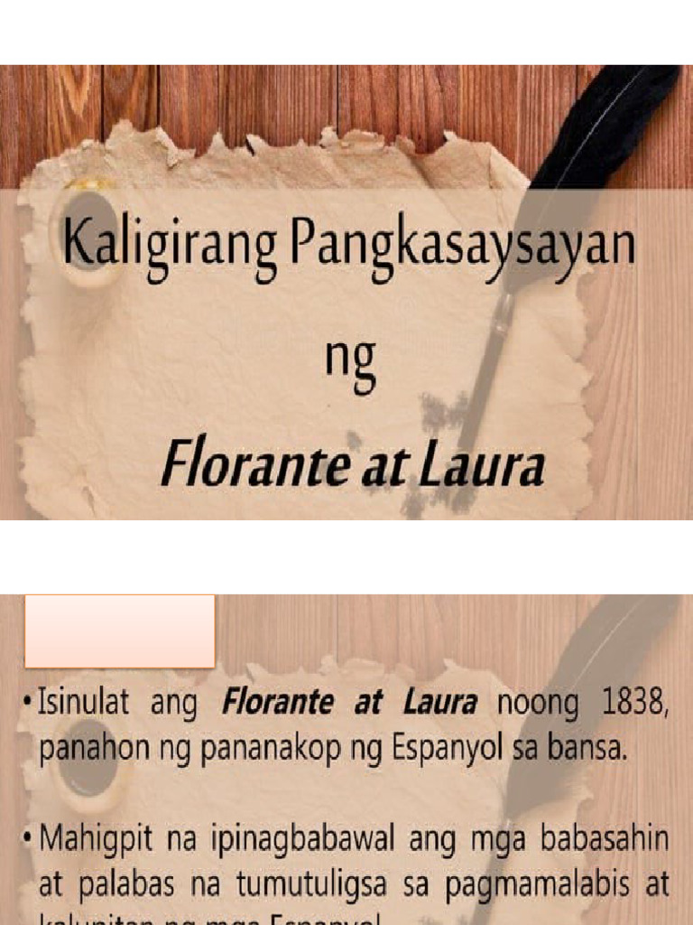 Kaligirang Pangkasaysayan Ng Florante at Laura | PDF Kaligirang Pangkasaysayan Ng Florante at Laura | PDF