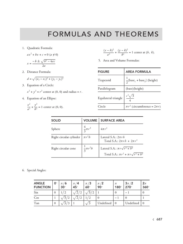 Formula | PDF | Area | Elementary Mathematics